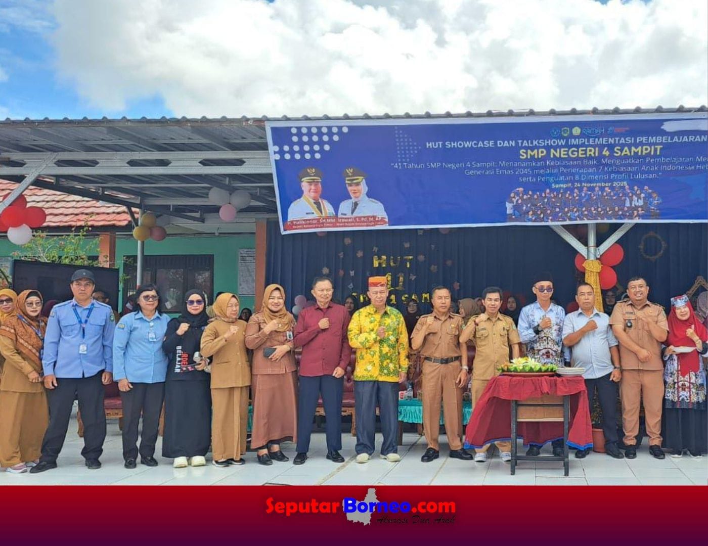 SMP Negeri 4 Sampit Gelar HUT ke-41, Showcase dan Talkshow Pembelajaran ...